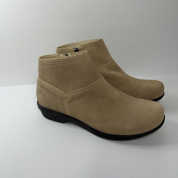 Spenco | Shoes | Spenco Womens Ankle Boots Size 9b Orthotic Tan Suede ...